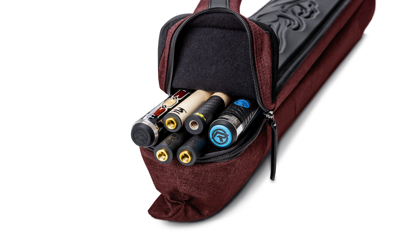 Predator Urbain Red Hard Cue Case - 2 Butts x 4 Shafts - The Billiard Store