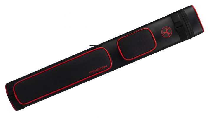 Predator Poison Armor Black 2x2 Hard Pool Cue Case - The Billiard Store
