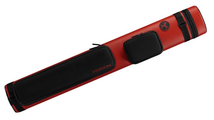 Predator Poison Armor Red 2x4 Hard Pool Cue Case - The Billiard Store