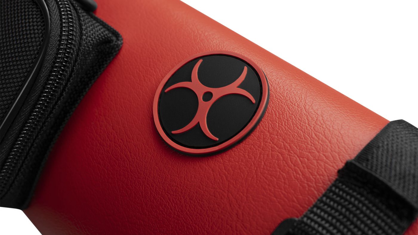 Predator Poison Armor Red 2x2 Hard Pool Cue Case - The Billiard Store