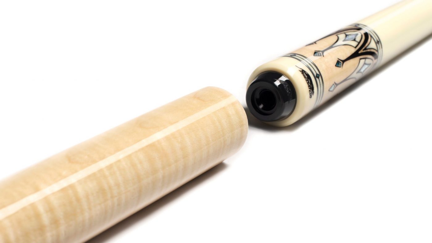 Predator 8" QR2 Cue Curly Maple Extension with Bumper - The Billiard Store